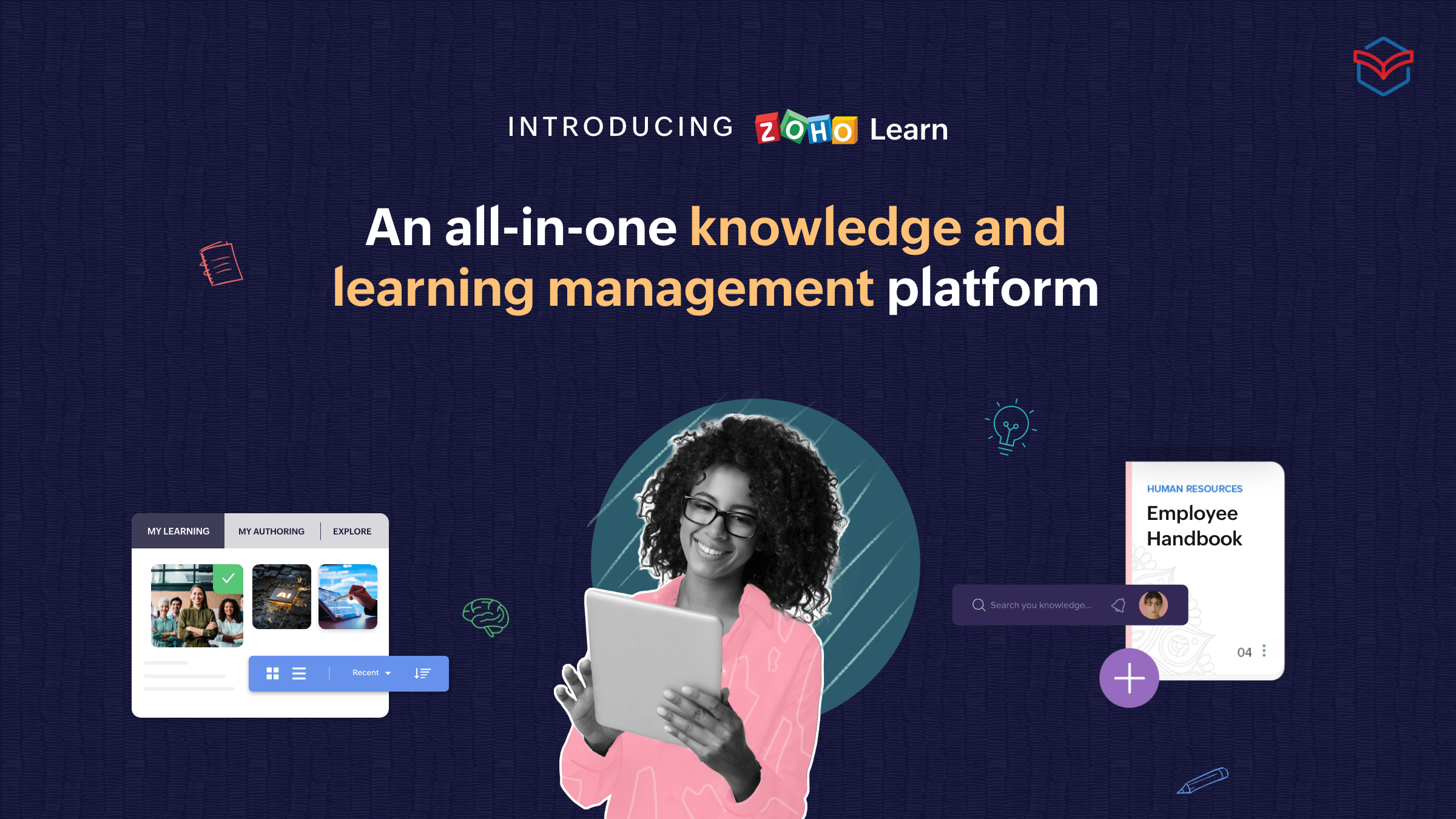 Introducing Zoho Learn: Your comprehensive knowledge and learning management platform | Zoho Learn